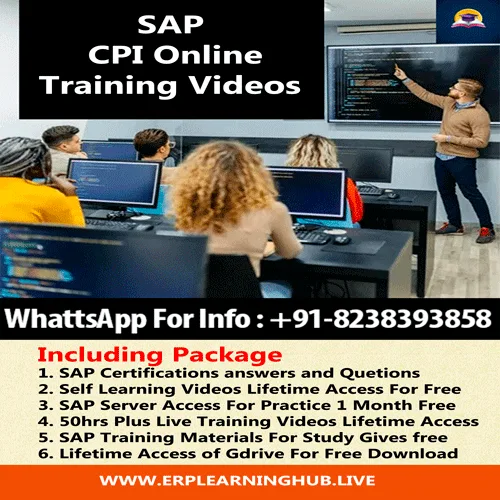 SAP CPI Training Videos Access for Practice Live SAP CPI Online