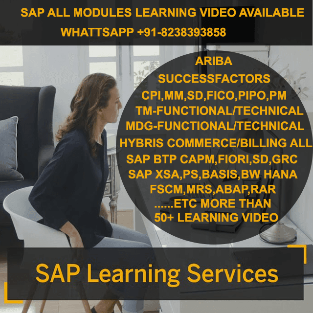 SAP Learning Videos SAP Training Videos SAP Online Training US